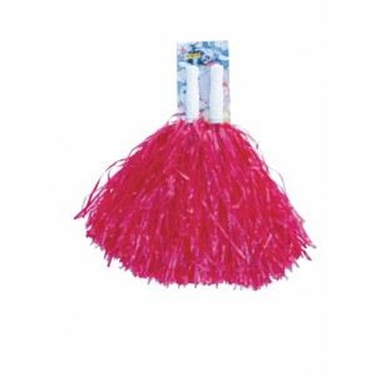 Pompon rouge Lot de 2 - BALLONS A GOGO - Accessoire de pom-pom girl en ...
