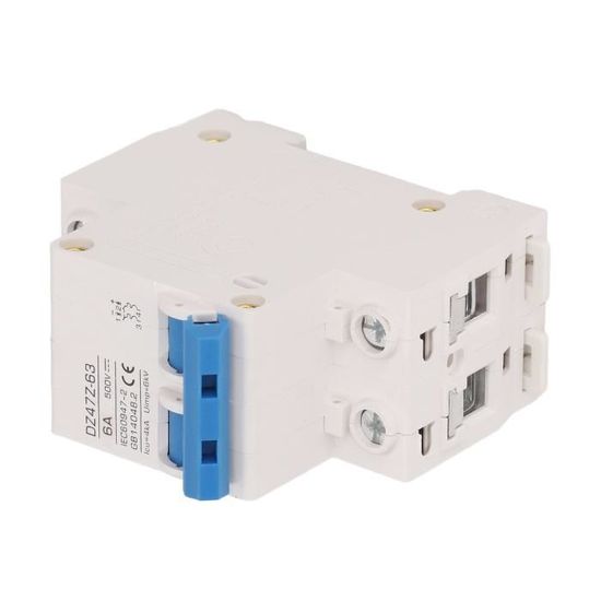Duokon disjoncteur CC 2P Mini DC Disjoncteur 4kA Icu 6kV Uimp Déclenchement Rapide Système PV ...