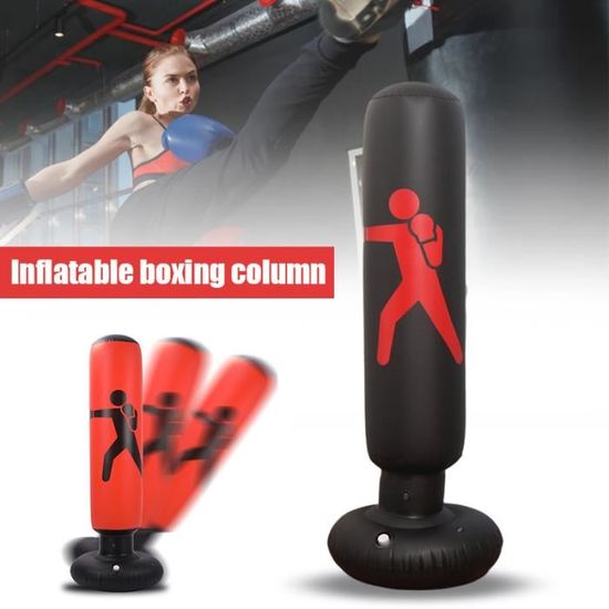Sac de boxe gonflable sac de boxe rotatif à 360 degrés sacs de sable à ...