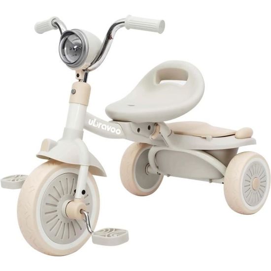 Bébé Tricycle, Tricycle Pliable Pour Tout-Petits Avec Pédales, Lumières ...