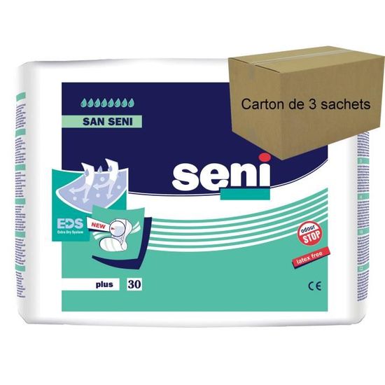 SENI SAN (PROTECTION ANATOMIQUE) PLUS CARTON DE 90 PROTECTIONS ...