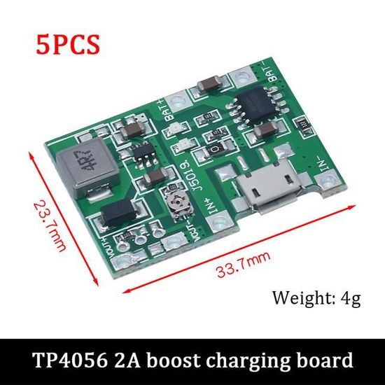 Circuits intégrés,TP4056 2A boost--Module De Chargeur De Batterie Au ...