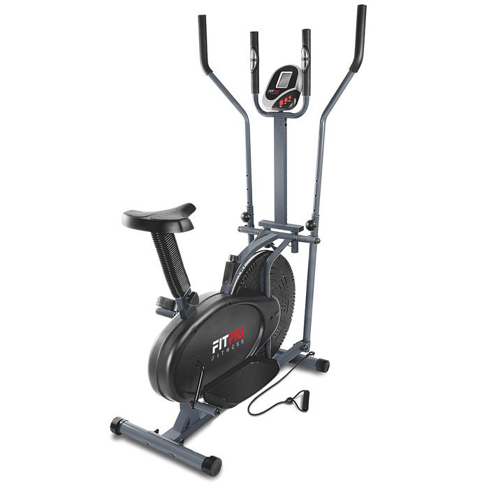 Vélo elliptique BELI-120 disque d'inertie 5kg, selle réglable, poids ...