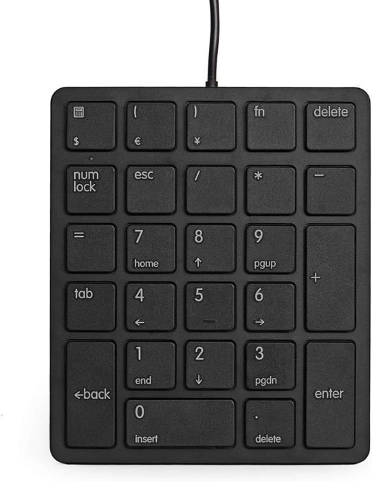 Numeric Keypad Wired Numpad 26 Touches Clavier Portable Usb Externe ...