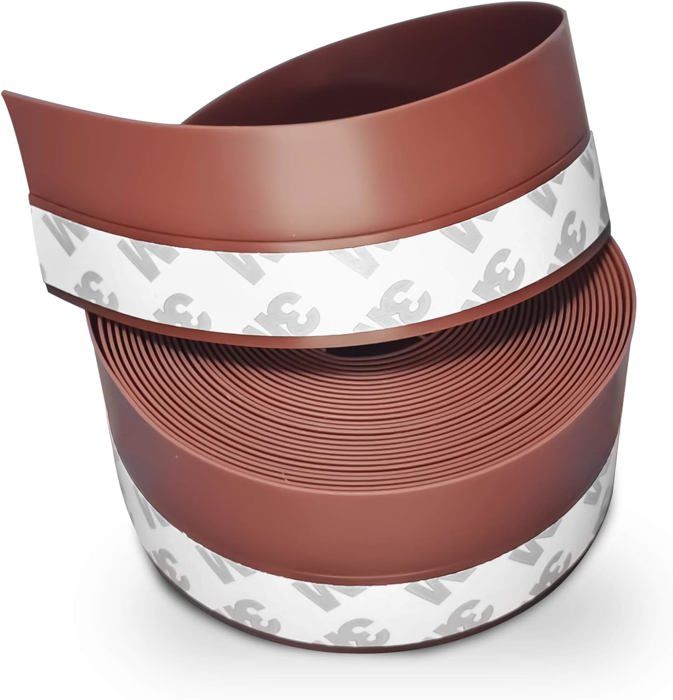 Bas De Porte Adhésif, 5M X 3,5Cm Bande D'Étanchéité En Silicone Souple ...