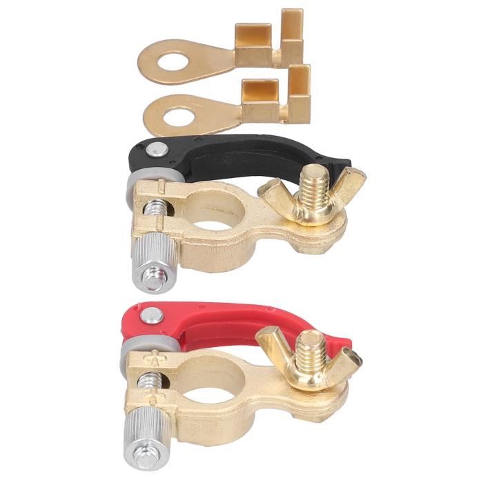 Akozon Connecteur Négatif Positif Connecteurs D'Arrêt De Pince De Borne De Batterie À ...