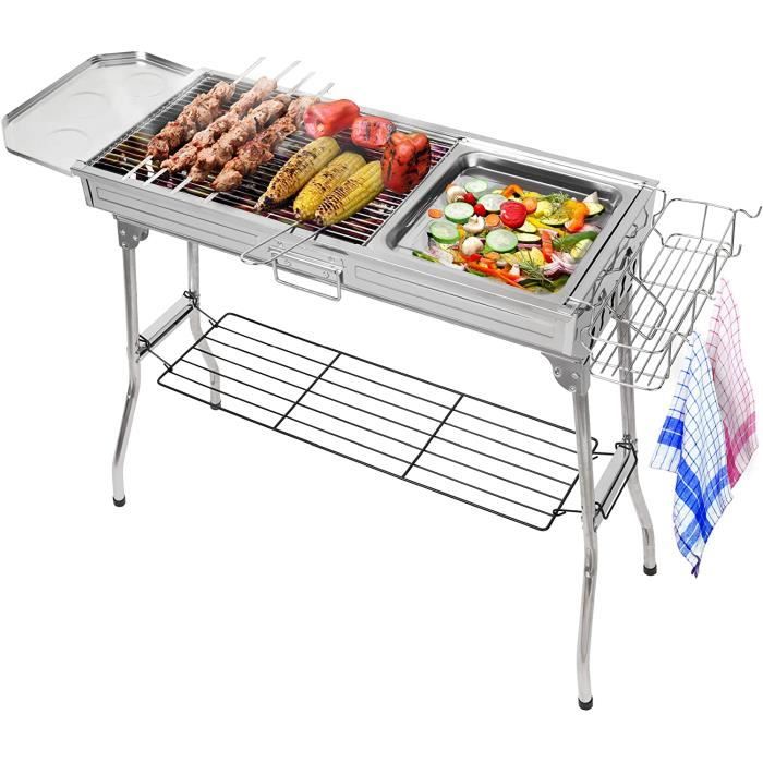 Barbecue à charbon portable pour l'extérieur - BBQ pliable pour une ...