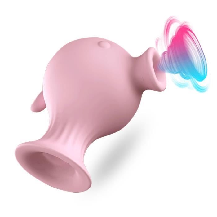 GM24-Apink - Vibrateur puissant pour femmes, stimulateur de Clitoris, mamelon, langue orale ...
