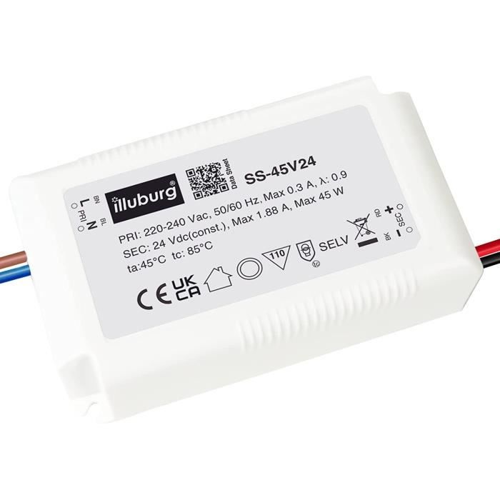 Transformateur LED 12V 6W 9W 30W 60W 75W 120W Tension Constant pour ...