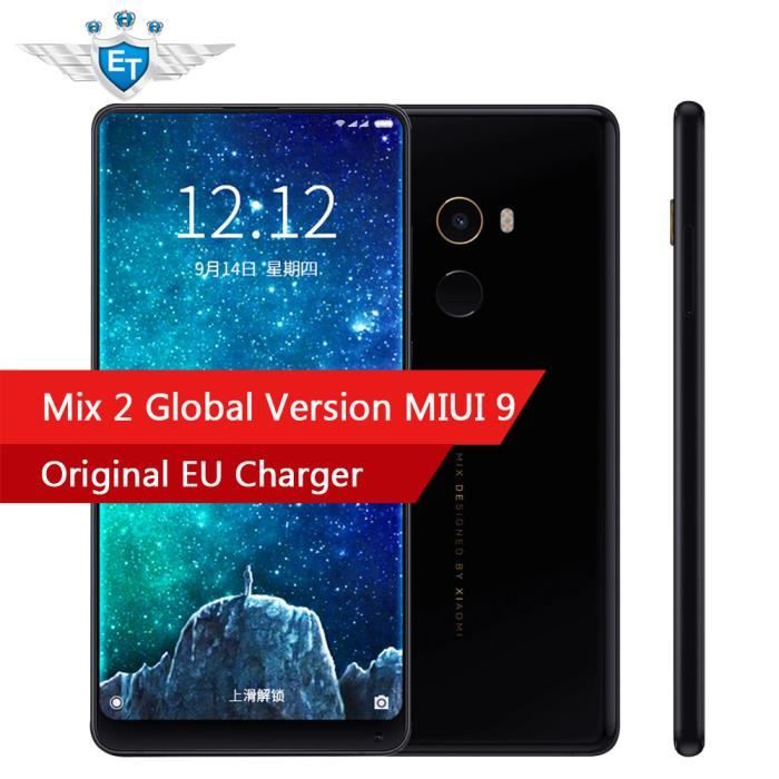 Plein écran 2.0 Xiaomi Mix 2 6 Go Version mondiale Smartphone Snapdragon 835 Octa Core 4G LTE 5. ...