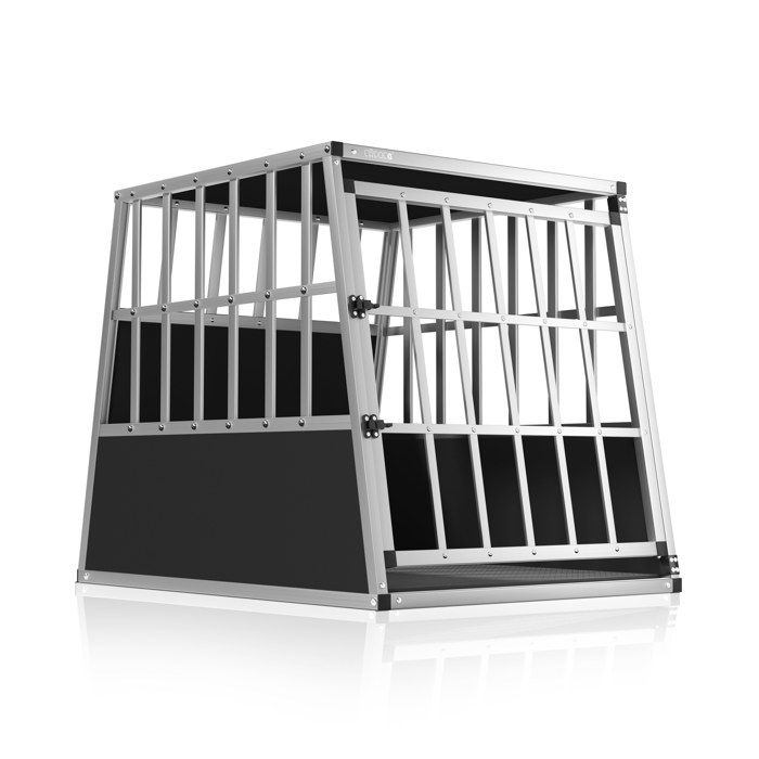 Cage de Transport pour Animaux domestiques 90x66x72 cm Aluminium MDF 1 ...