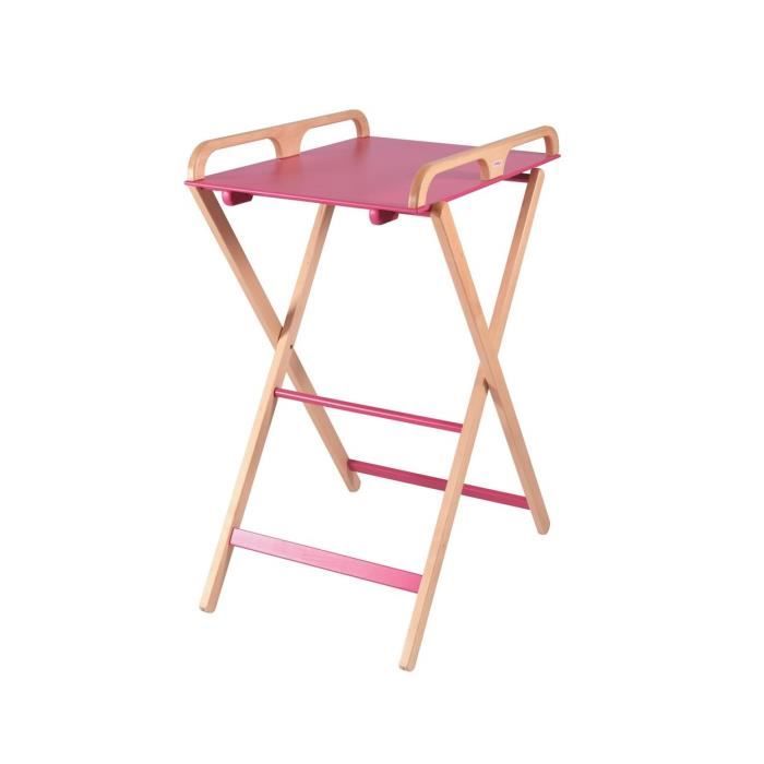 Combelle - Table à langer en bois Jade bicolore fuchsia - Cdiscount ...