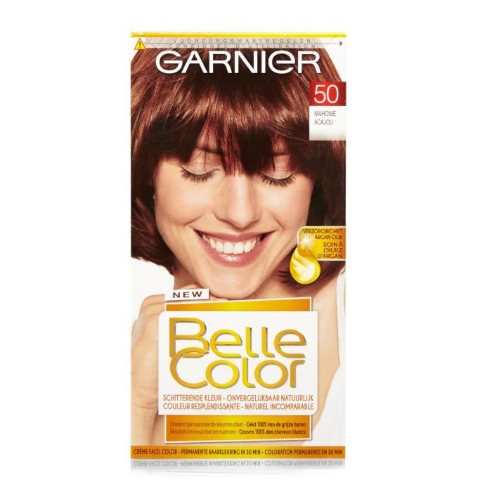 Garnier Belle Color Belle Color 50 Acajou, Marron, Acajou, Belgique, 65 ...