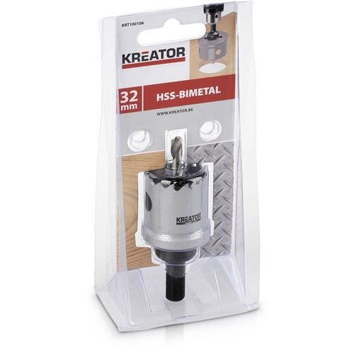 Scie cloche HSS pour bois/métal 32 mm KREATOR-KRT100106 - Marque ...