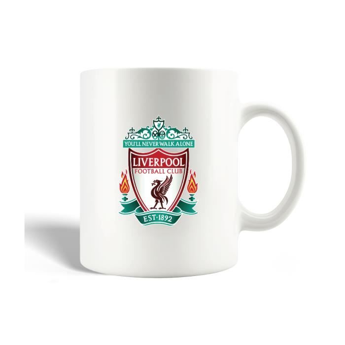 Mug - Liverpool - Céramique - 30cl - Compatible lave-vaisselle - Blanc ...