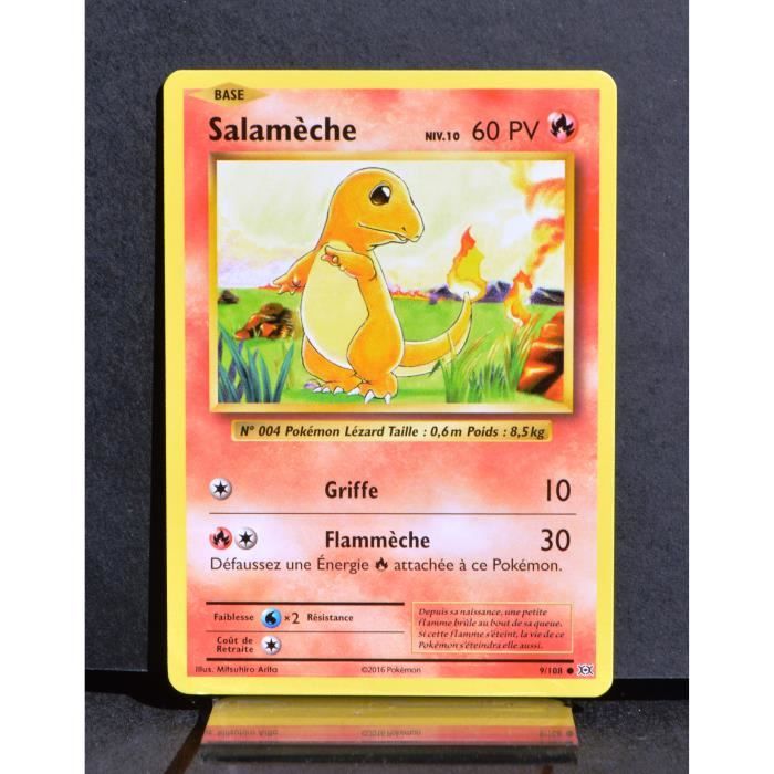 Carte Pokémon 9-108 Salamèche Niv.10 60 PV XY - Évolutions NEUF FR ...