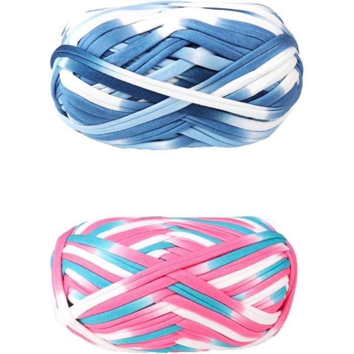 2 Pièces Fil de Crochet En Tricot, Fil épais à Crocheter Ou à Tricoter ...