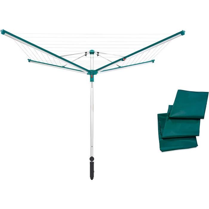 Leifheit Séchoir parapluie Linomatic 500 Deluxe Cover, étendoir ...