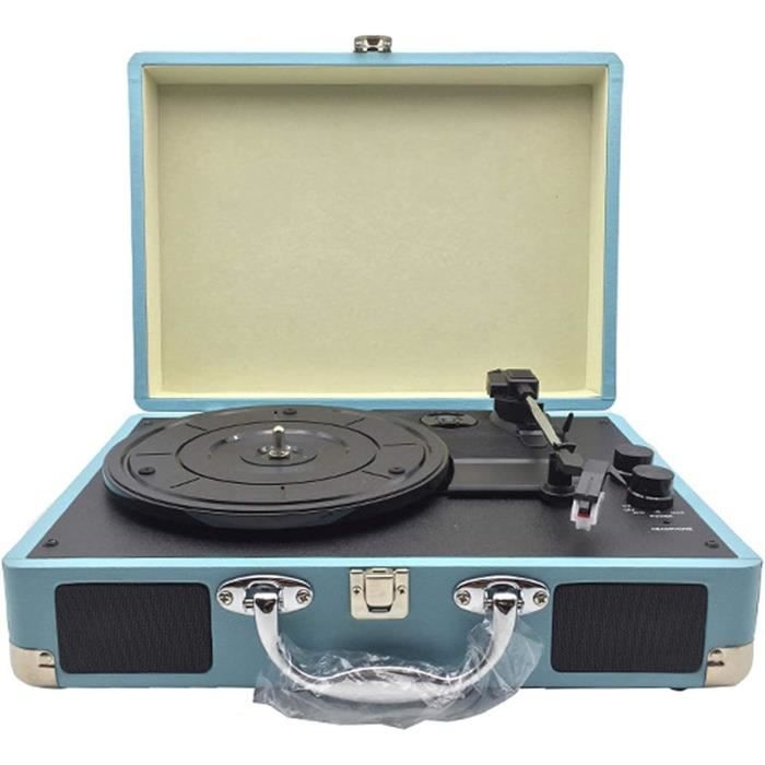 Tourne-Disque Rétro, Tourne-Disque Vintage Bluetooth À 3 Vitesses ...