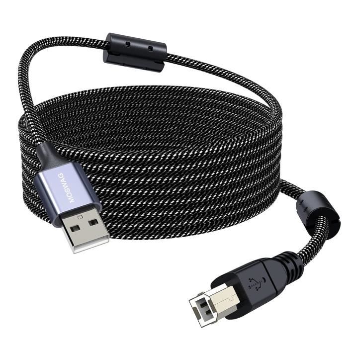 Câble D'Imprimante Câble De Scanner 5M Câble D'Imprimante Usb Câble De ...