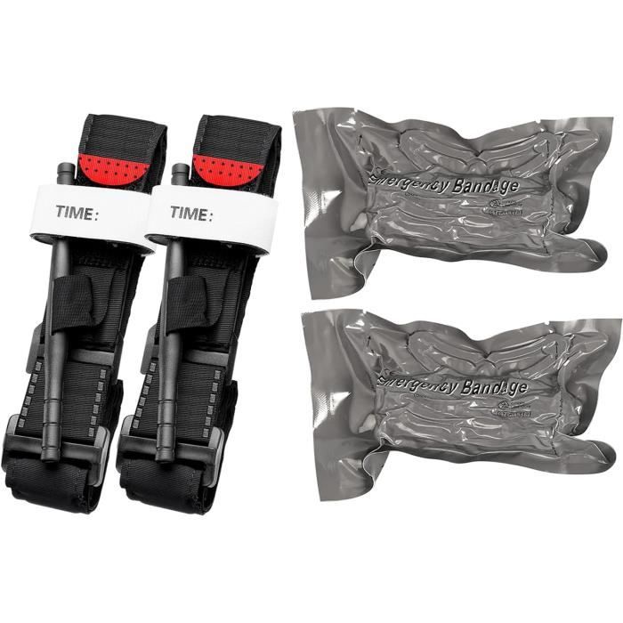 [2 + 2] Bandage Israélien Et Garrot Tourniquet, Pansement Israelien ...