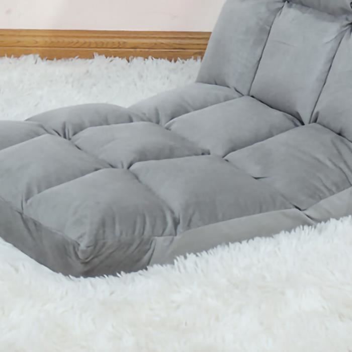 Siège au sol Siège de sol canapé chaise pliable réglable sol chaise ...