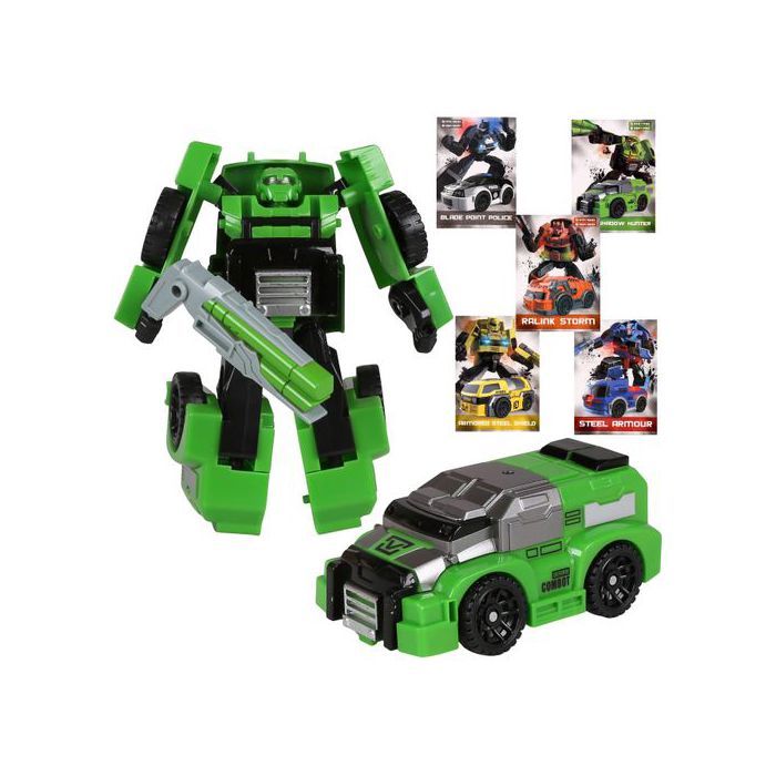 TRANSFORMERS ROBOT + CARTE, voiture robot 2en1 jouet pour enfants ...