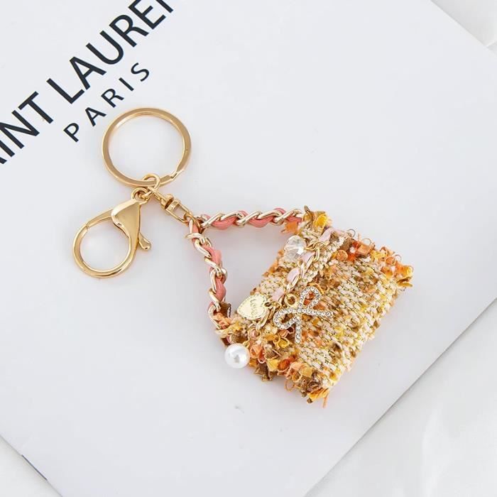 Porte Clés 2 Jolis Sacs À Main Serti De Diamants, Porte-Clés, Porte ...