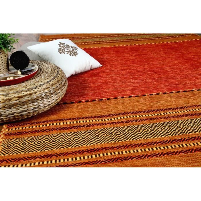 Tapis - PERGAMON - Navarro - Naturel - Terre cuite - 70x140 cm ...
