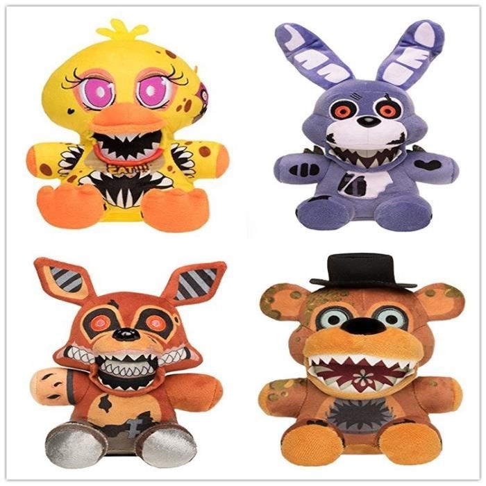 Sundrop Fnaf Safety Hole Plush Doll Coffee Fox 18cm Cadeau de poupée ...