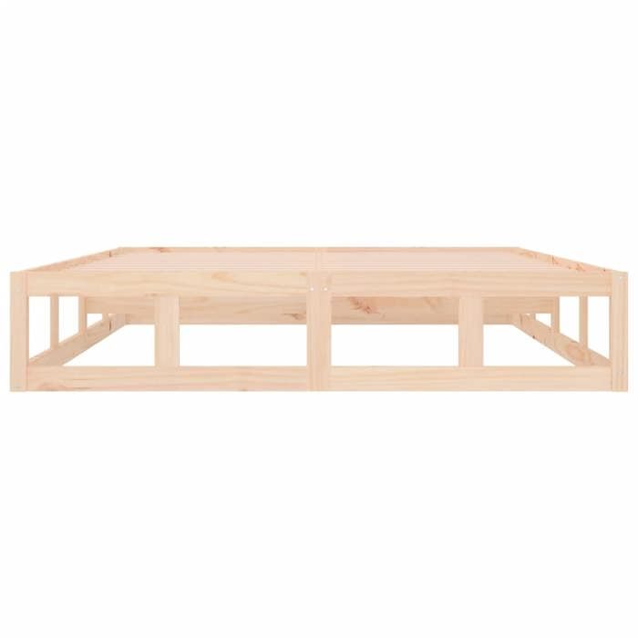 Nouveau* Structure de lit 160x200 cm - Moderne-Design - Bois massif ...