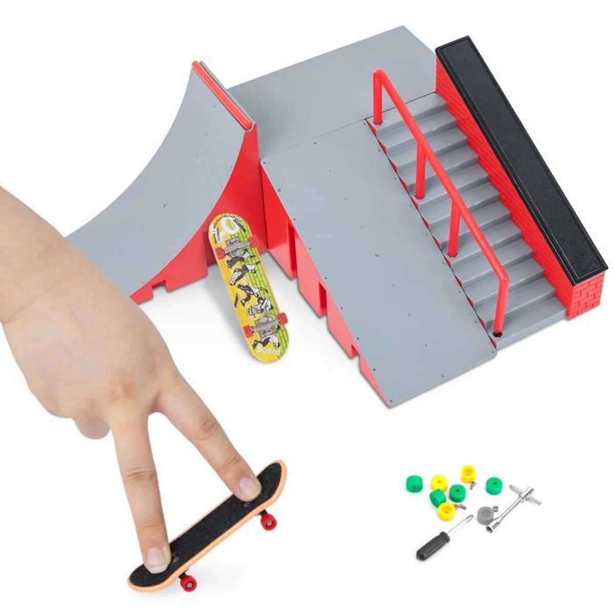 Finger Skateboard Rampe, Mini rampe de skateboard à doigts avec ... Finger Skateboard Rampe, Mini rampe de skateboard à doigts avec ...
