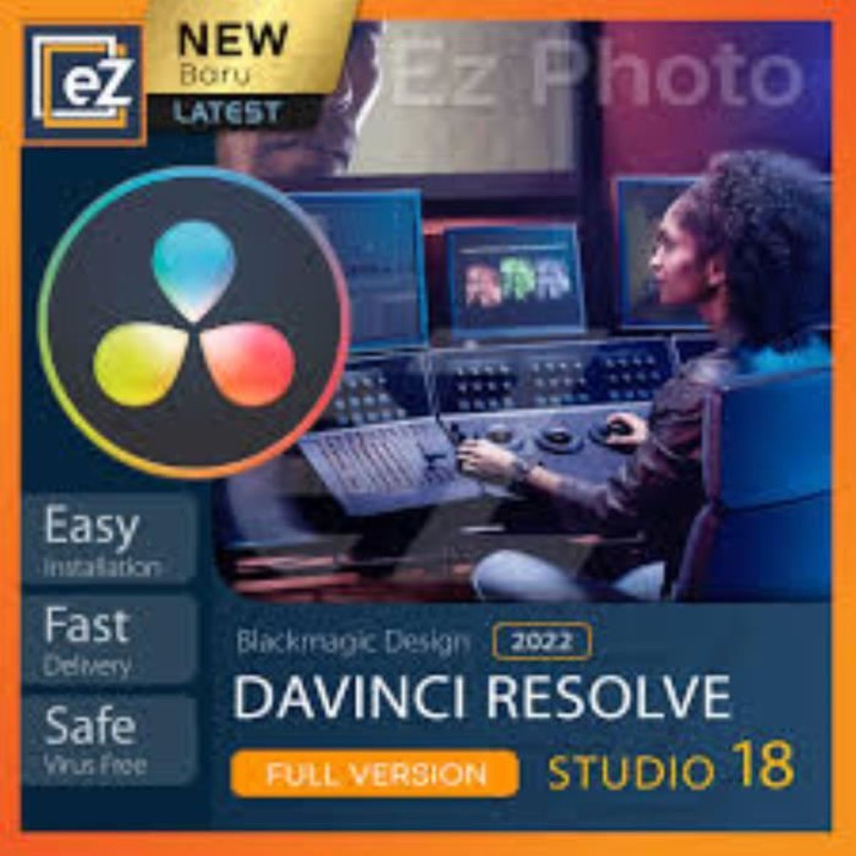 DaVinci Resolve Studio Version 18 Mac/windows 🔥🔥 activation à vie à télécharger - Cdiscount