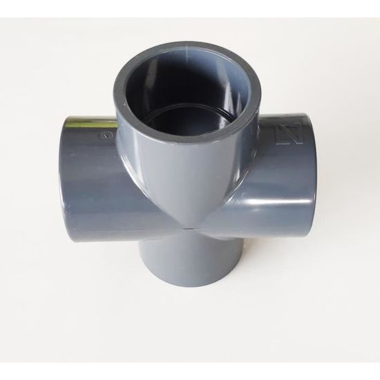 Raccord en croix PVC pression - Croix 90° - 50mm PN16 Femelle ...