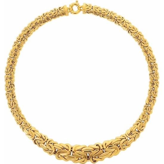 Collier Maille Royale Chute En Or Jaune 18 Carats - Achat / Vente ...