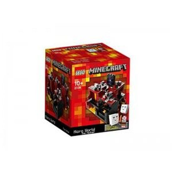 Lego Minecraft - Micro World The Nether - Cdiscount Jeux - Jouets