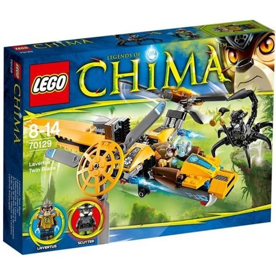 LEGO Chima 70129 Hélicoptère Lavertus - Cdiscount Jeux - Jouets