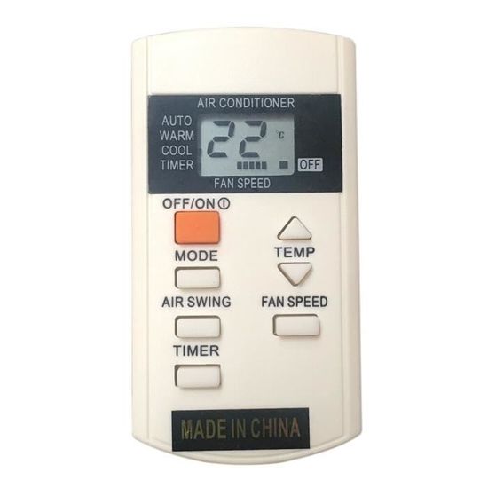 New -Télécommande de remplacement pour climatiseur Panasonic A75C3740 ...