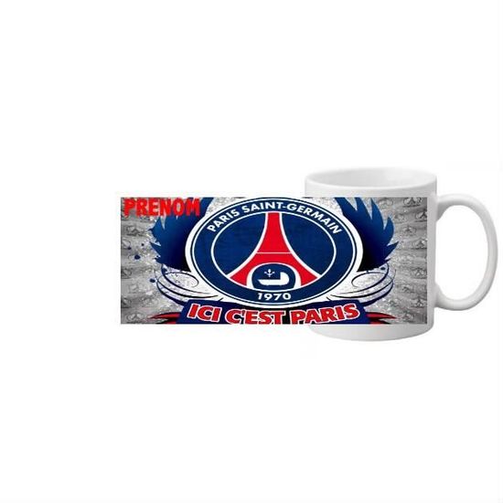 MUG CERAMIQUE PERSONNALISE PRENOM MODELE PSG REF533 - Cdiscount Maison