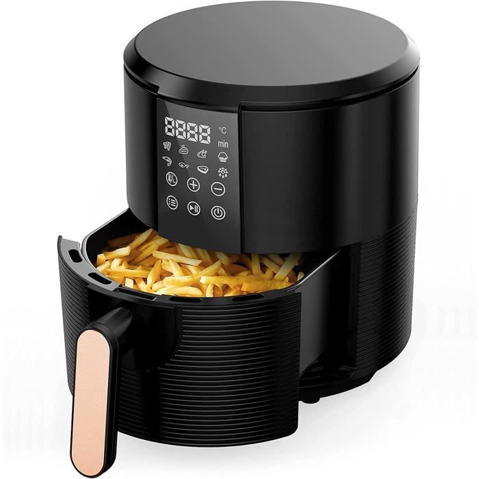 HengBo Friteuse sans Huile électrique, Airfryer avec Écran Tactile LCD ...