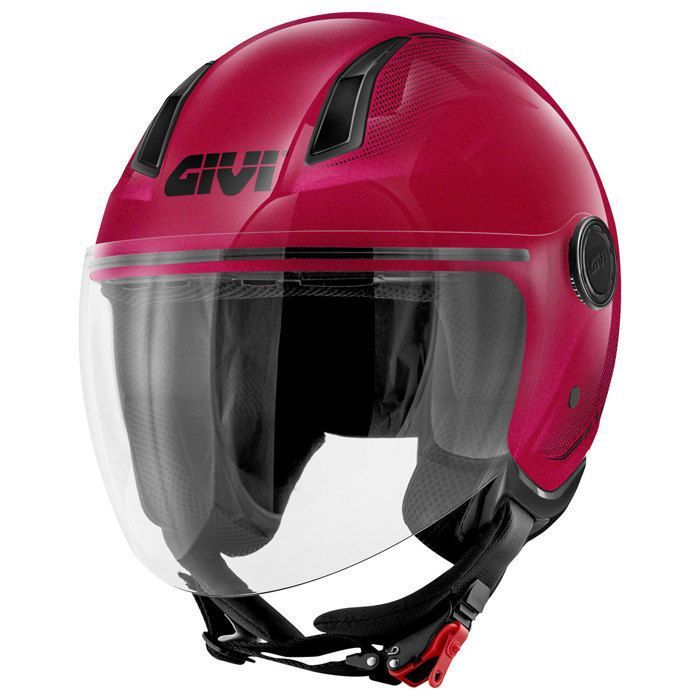 Demi Jet Helm GIVI 11.7 Solid Mattrot taille XS - Cdiscount Auto