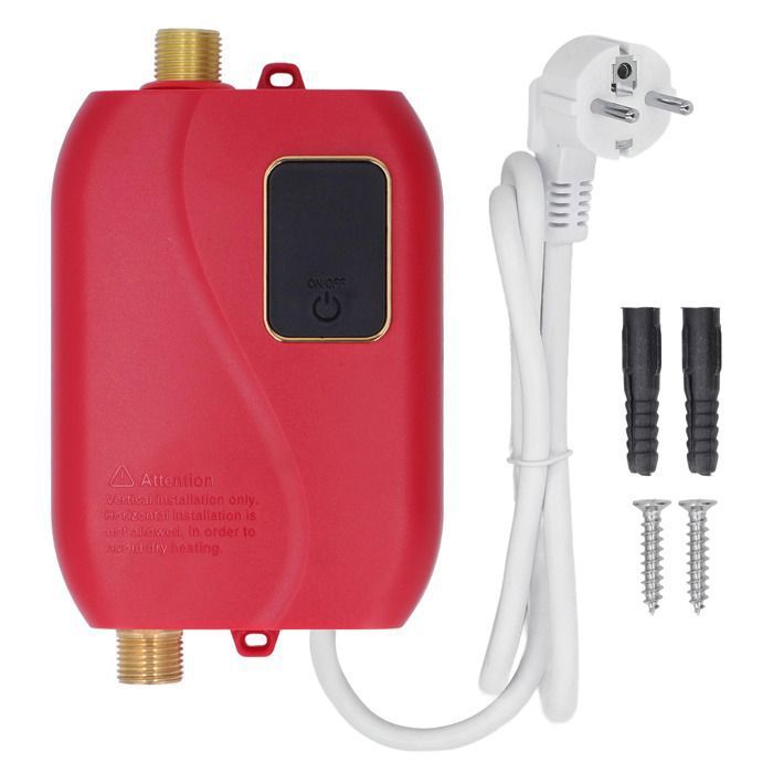 Mini chauffe-eau électrique 3500 W chauffe-eau instantané rapide pour ...