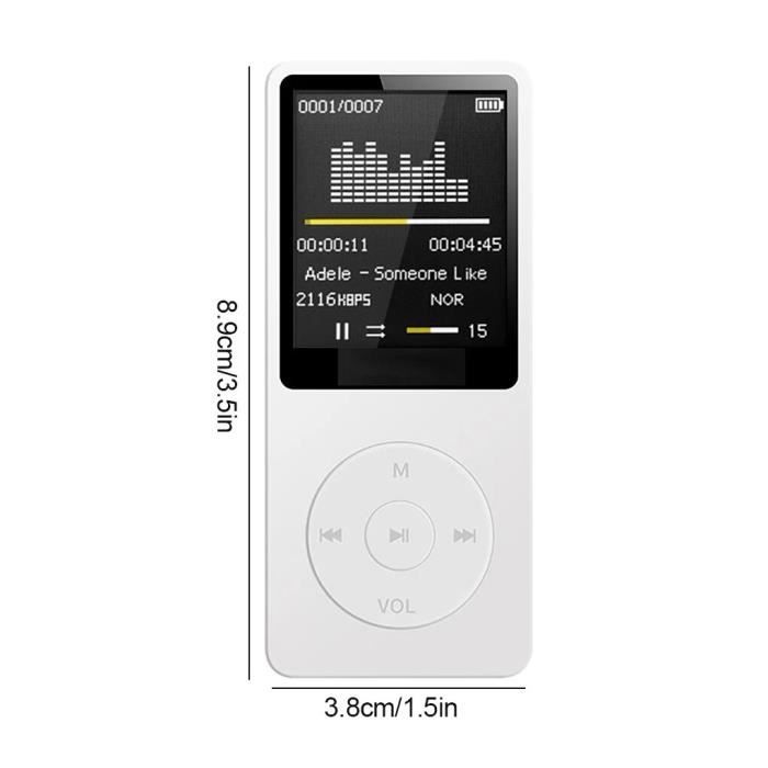32 GO - Blanc - Lecteur de musique MP3 avec chargement USB ...