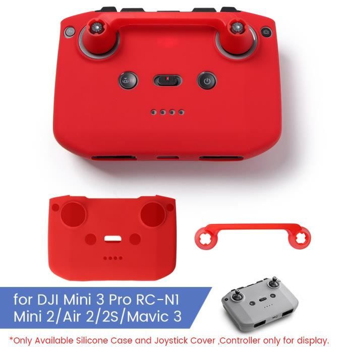 Combo 3 - Housse de protection pour télécommande Mini 3-Air 2-2S, étui en Silicone pour DJI ...