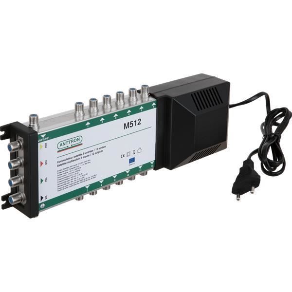 Multiswitch - ANTTRON - M512 - 12 Sorties Récepteur - 4 Entrées ...