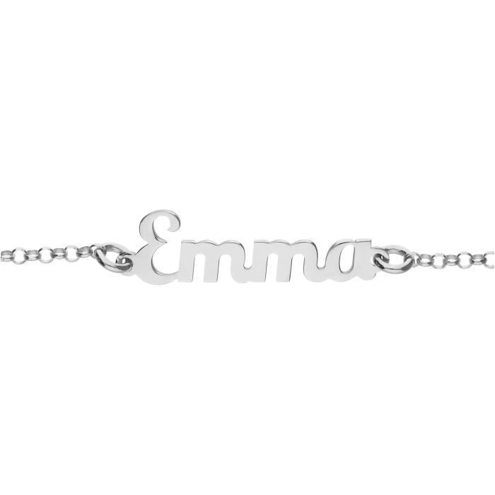 Bracelet Prénom En Argent 925% | Bracelet Avec Nom Personnalisé ...