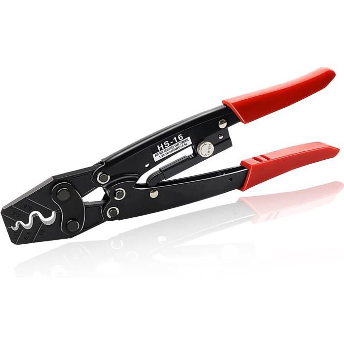 Hs-16 Outil De Sertissage, Pince À Sertir À Cliquet Structure Économe En Main-D'Œuvre, Pince À ...