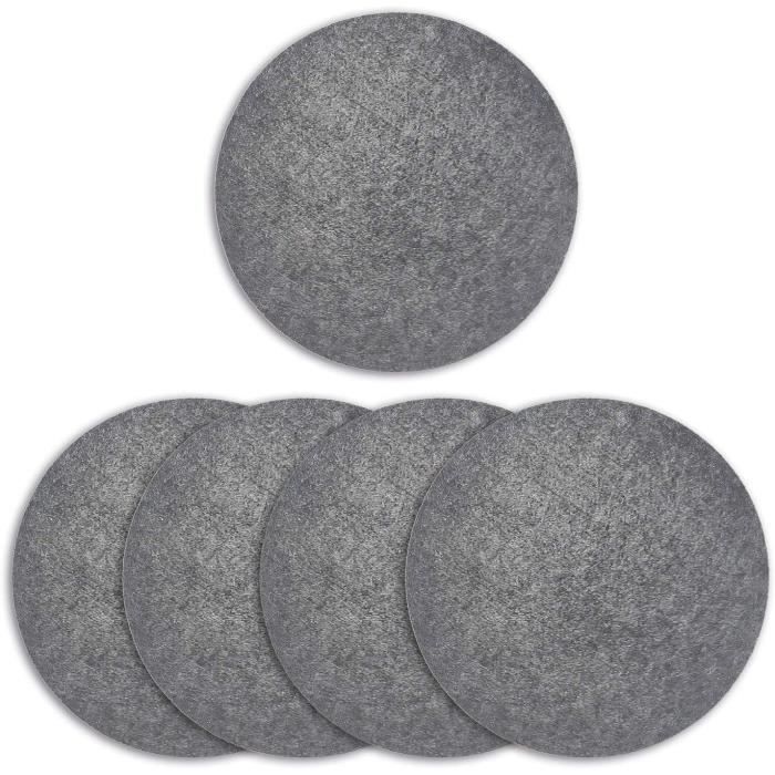 Tiroba Dessous De Verre En Feutre.[u2680] - Cdiscount Maison