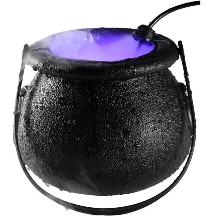 Machine À Brouillard Halloween - Machine À Fumée avec 12 Lumières LED ...