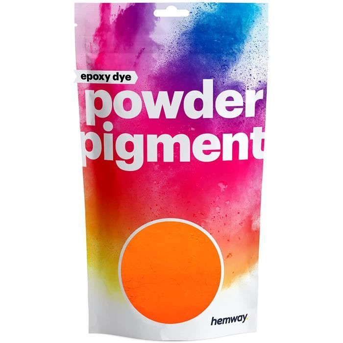 UV Fluorescent Neon Orange Colorant époxy Pigment Poudre Couleur Ultra ...
